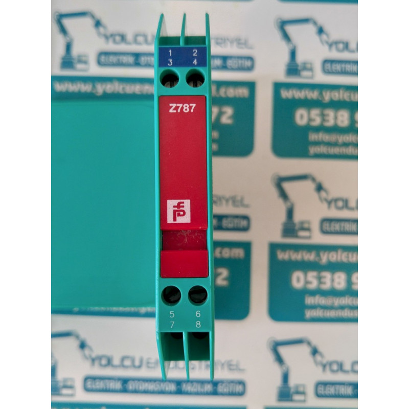 PEPPERL+FUCHS Z787, Pepperl + Fuchs, zener barrier, safe snap barrier, sinyal dönüştürücü, fiyatı,